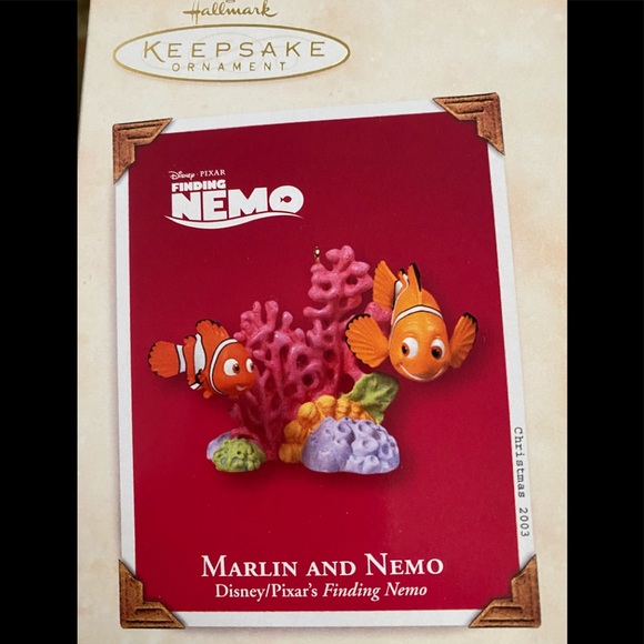 Hallmark | Holiday | Hallmark Disney Finding Nemo Marlin And Nemo New ...